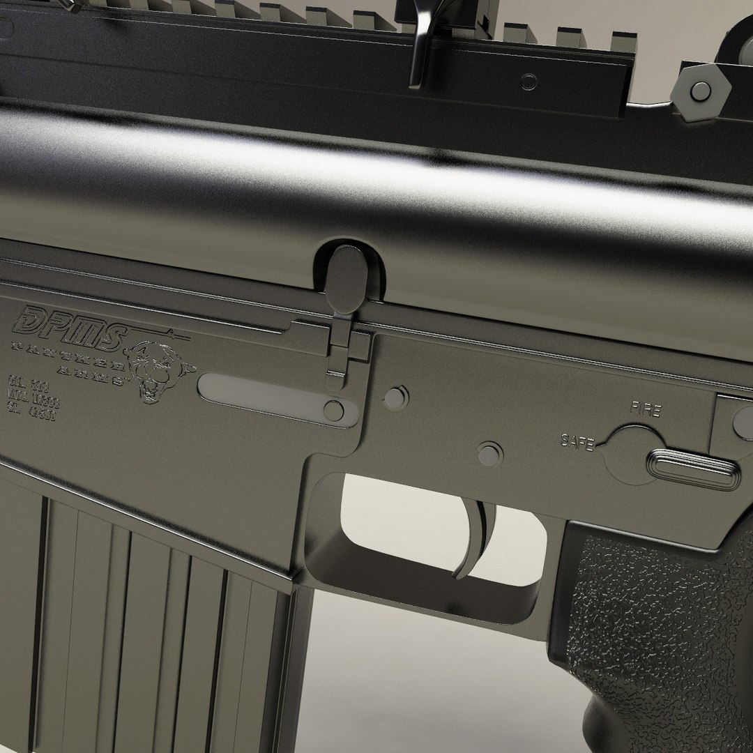 Maya Realistic Dpms Lr-308 Semi