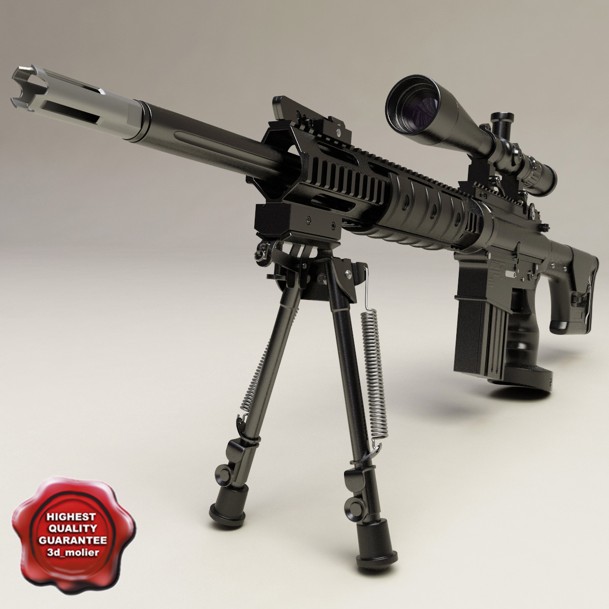 maya realistic dpms lr-308 semi