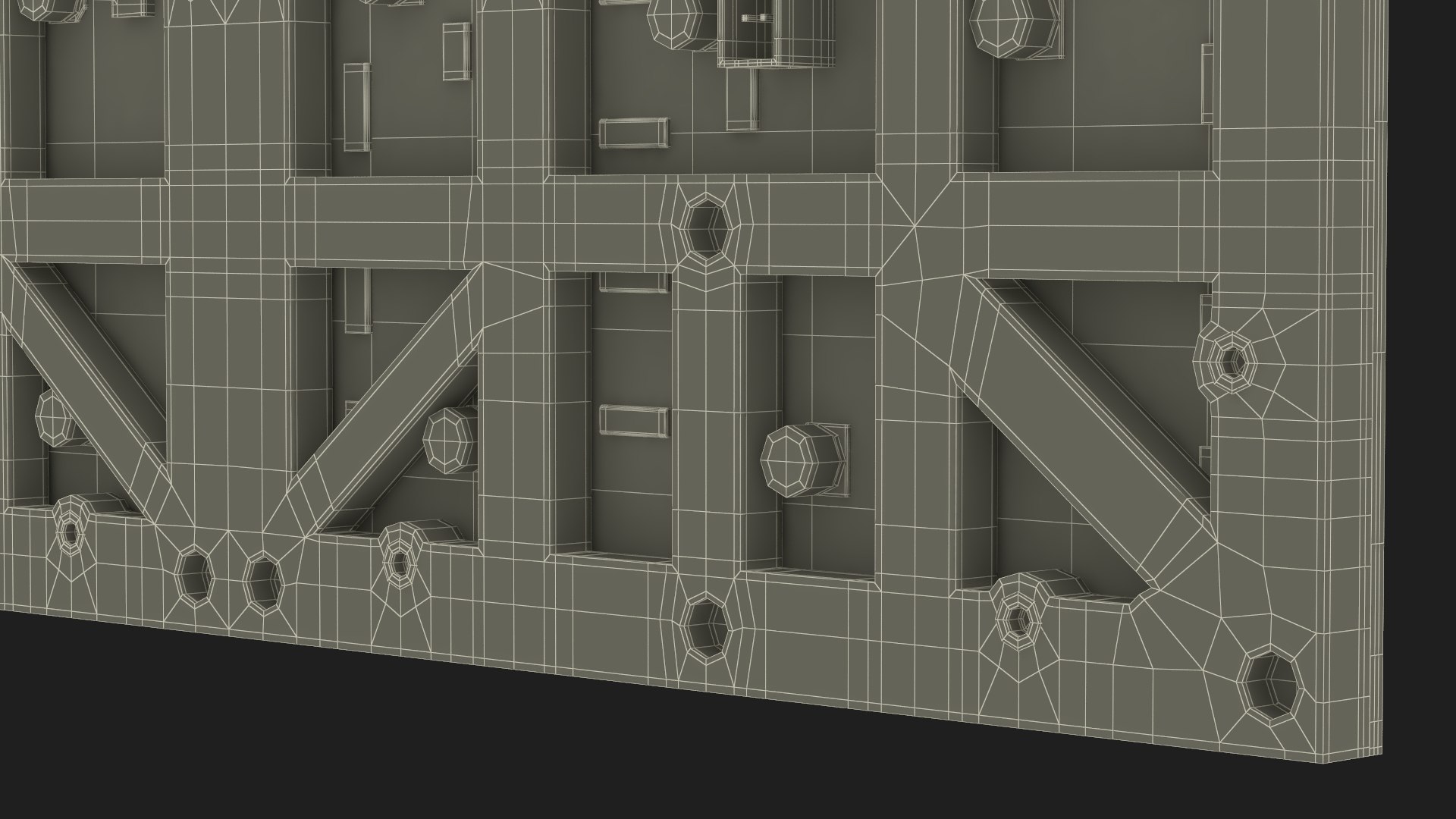 Indoor LED Display Module With Letters 3D - TurboSquid 2284095