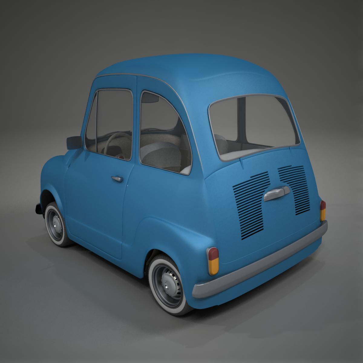 cartoon fiat 600 car max