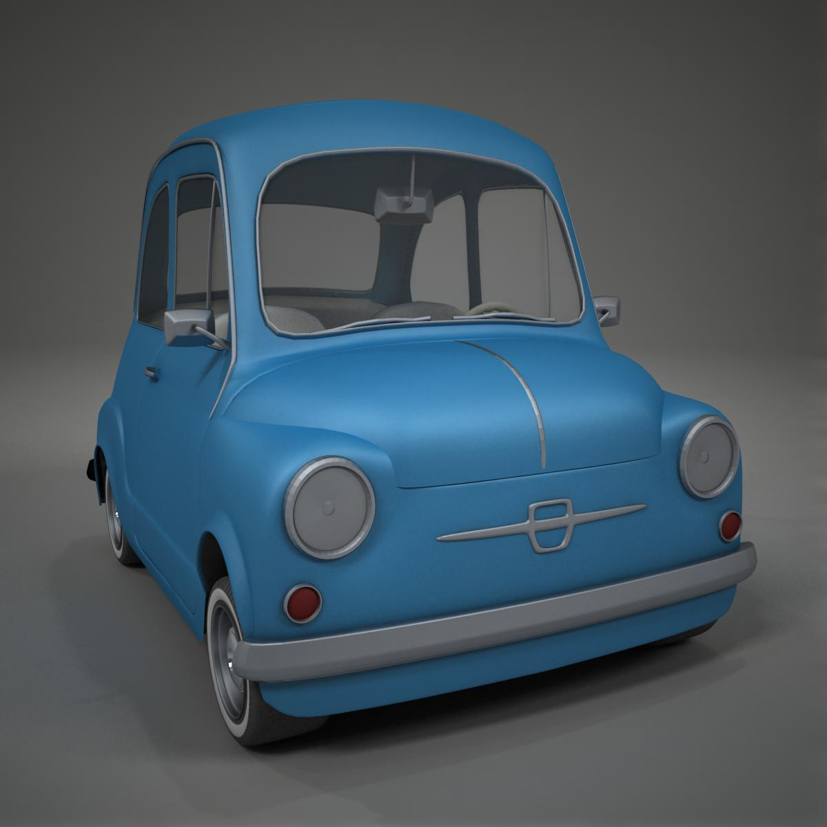 cartoon fiat 600 car max