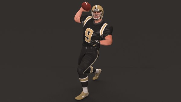 3D model rigged football player 2020 - TurboSquid 1549724