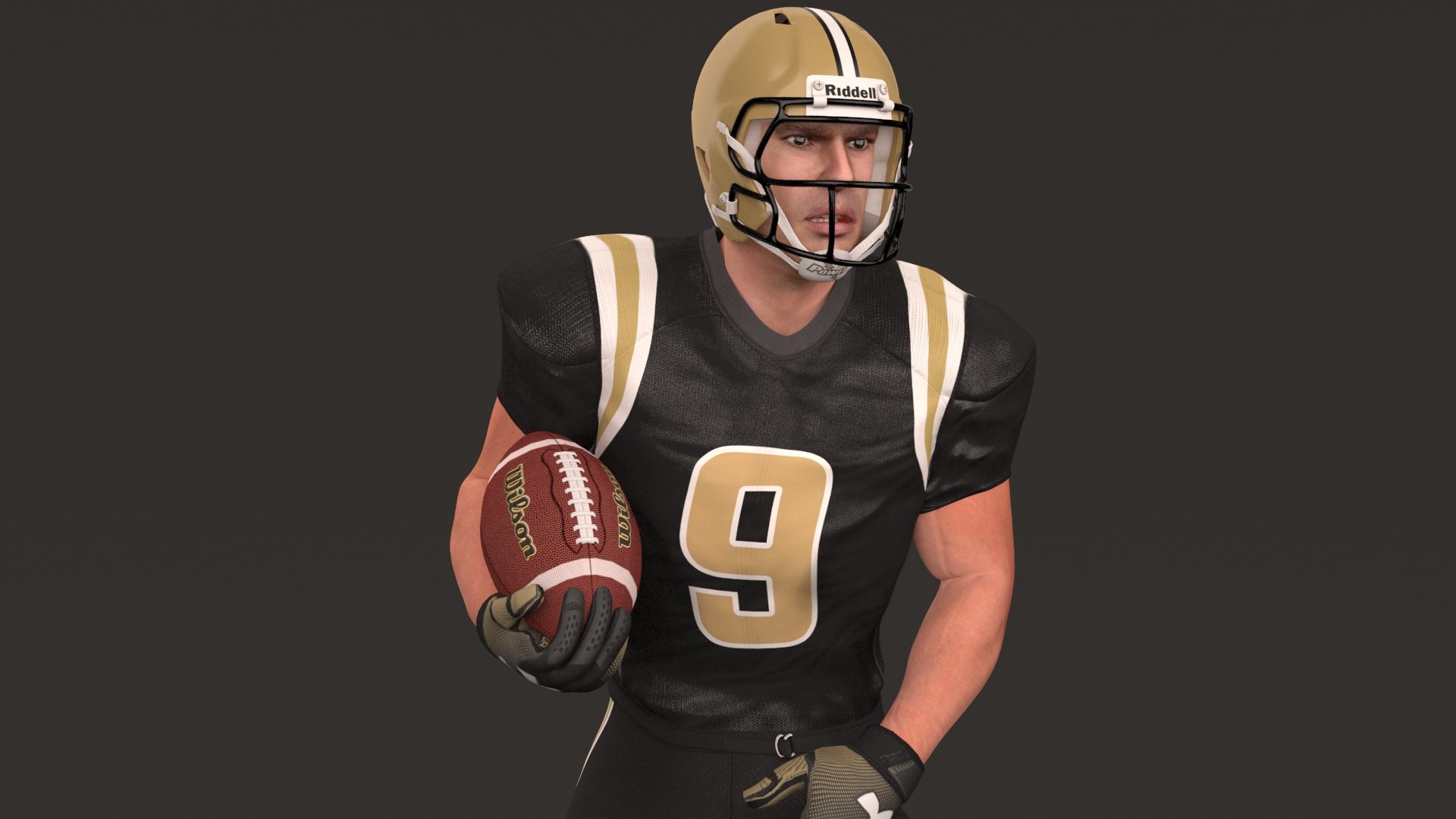 3D Model Rigged Football Player 2020 - TurboSquid 1549724