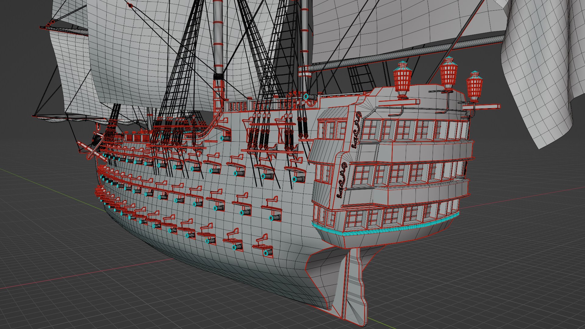 HMS Endeavour Sailing Ship 3D - TurboSquid 2097289