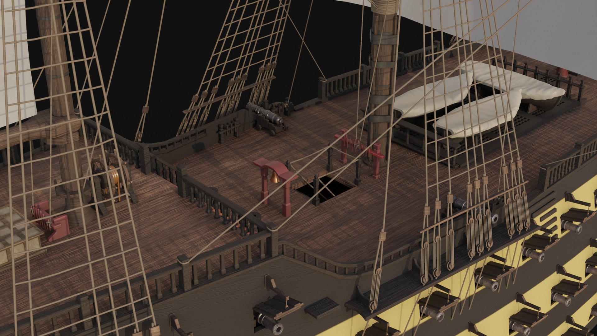 HMS Endeavour Sailing Ship 3D - TurboSquid 2097289
