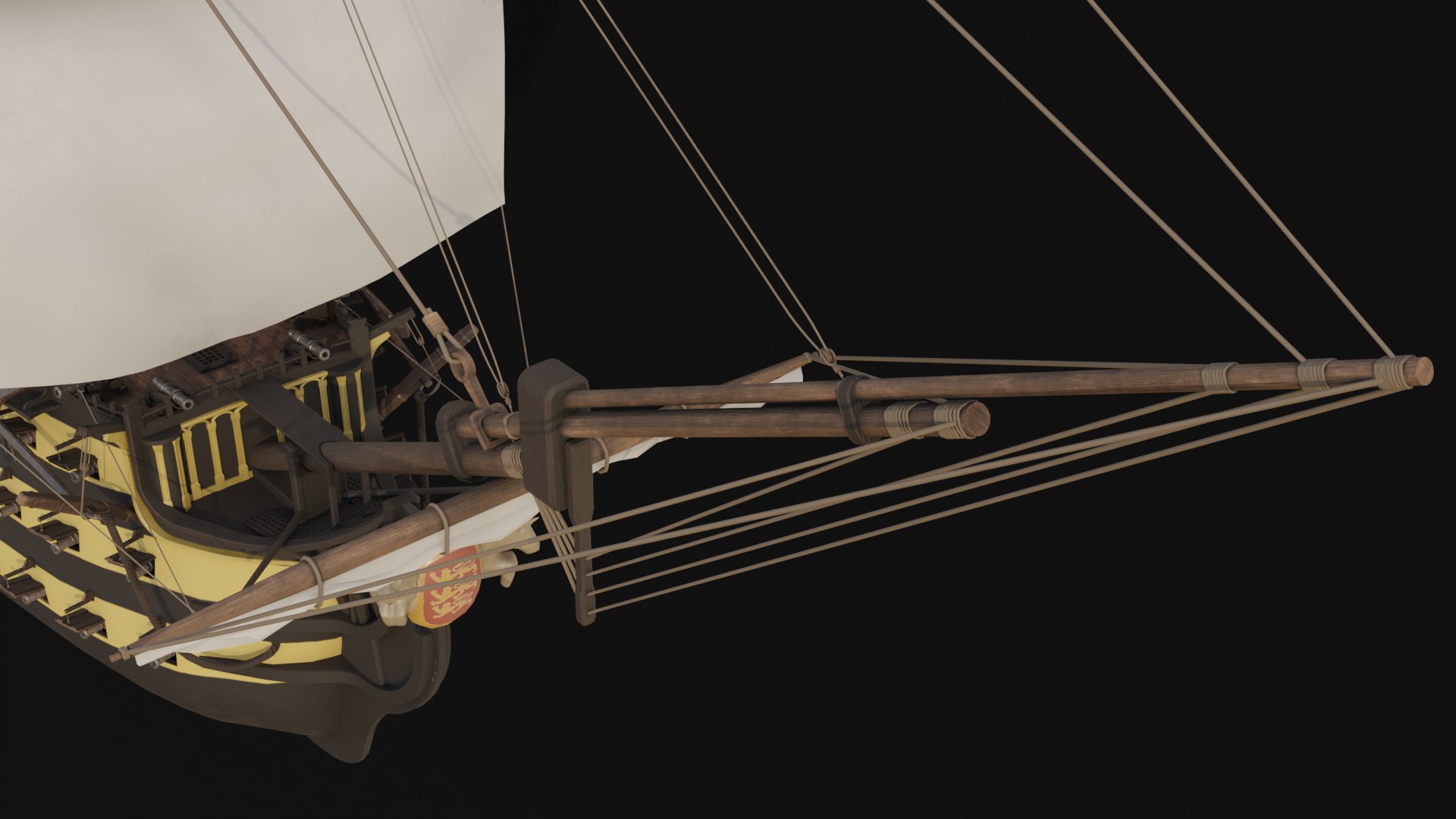 HMS Endeavour Sailing Ship 3D - TurboSquid 2097289