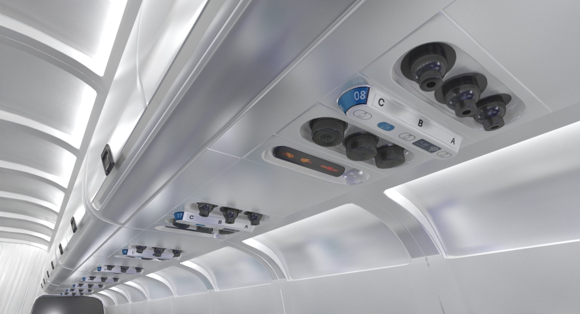 Airplane Interior Model - TurboSquid 1346009