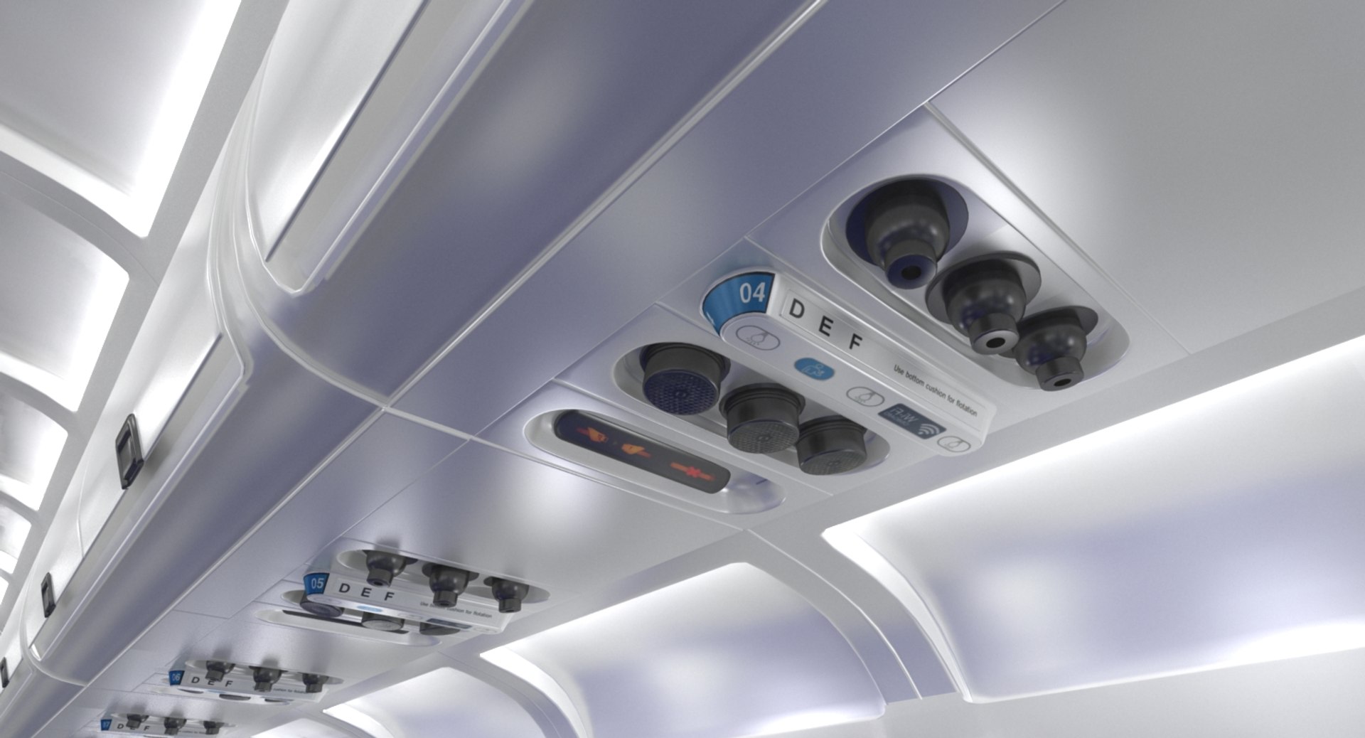 Airplane Interior Model - TurboSquid 1346009