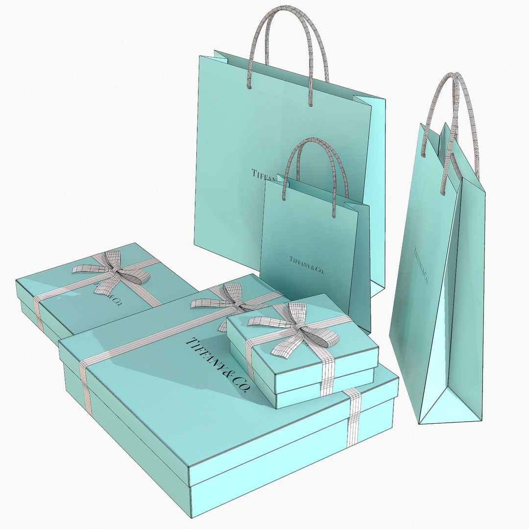 Tiffany Box Gift 3D Model - TurboSquid 1652705