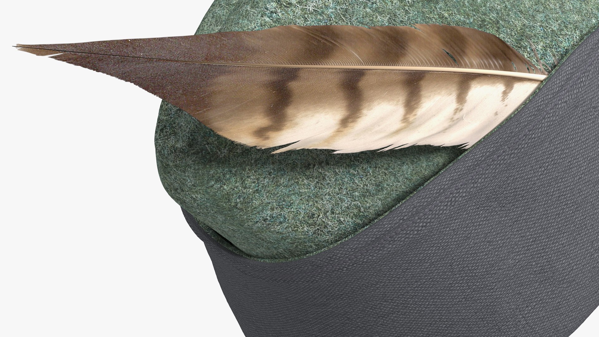 Robin hood cap feather model - TurboSquid 1587306