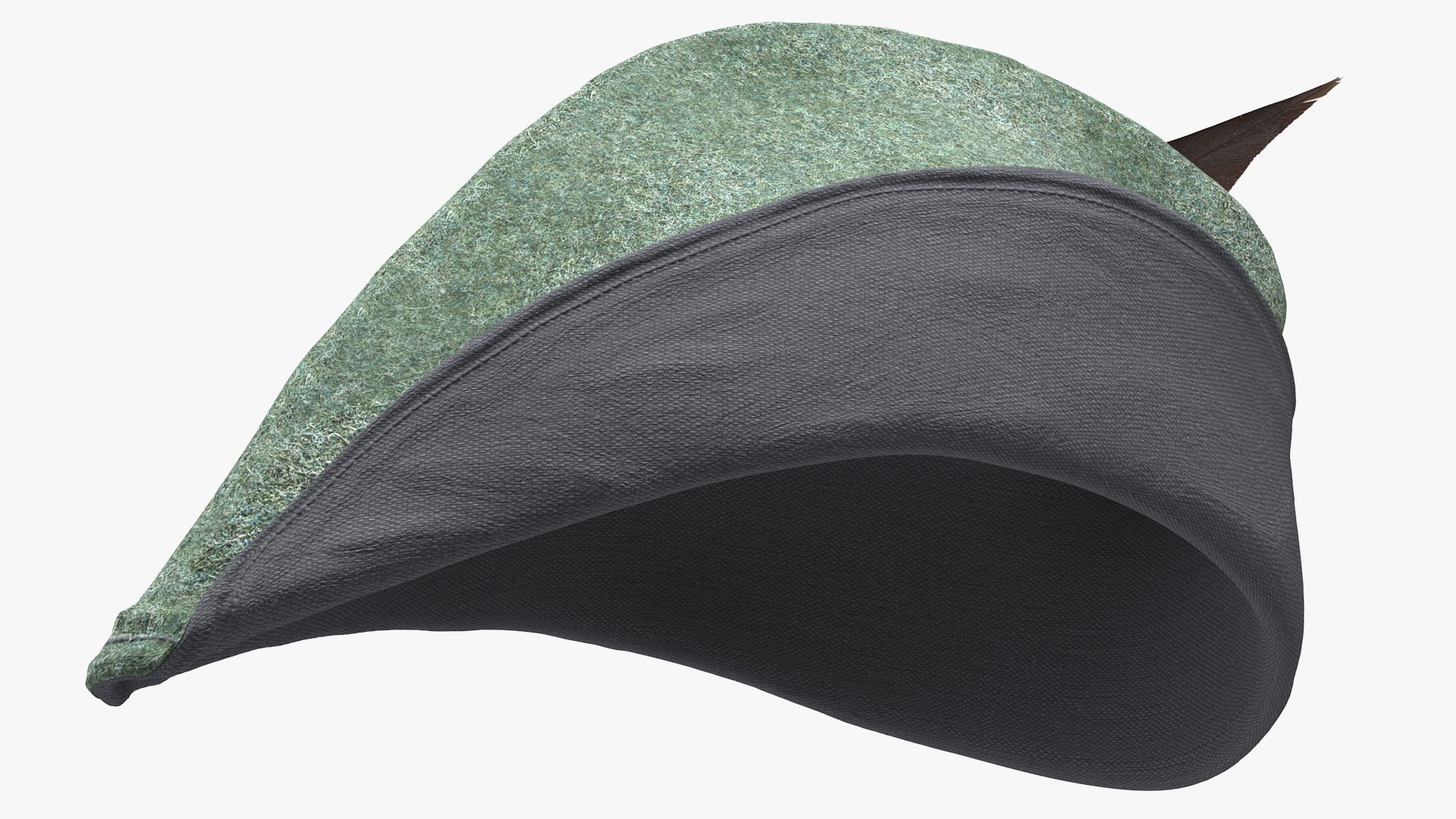 Robin hood cap feather model - TurboSquid 1587306