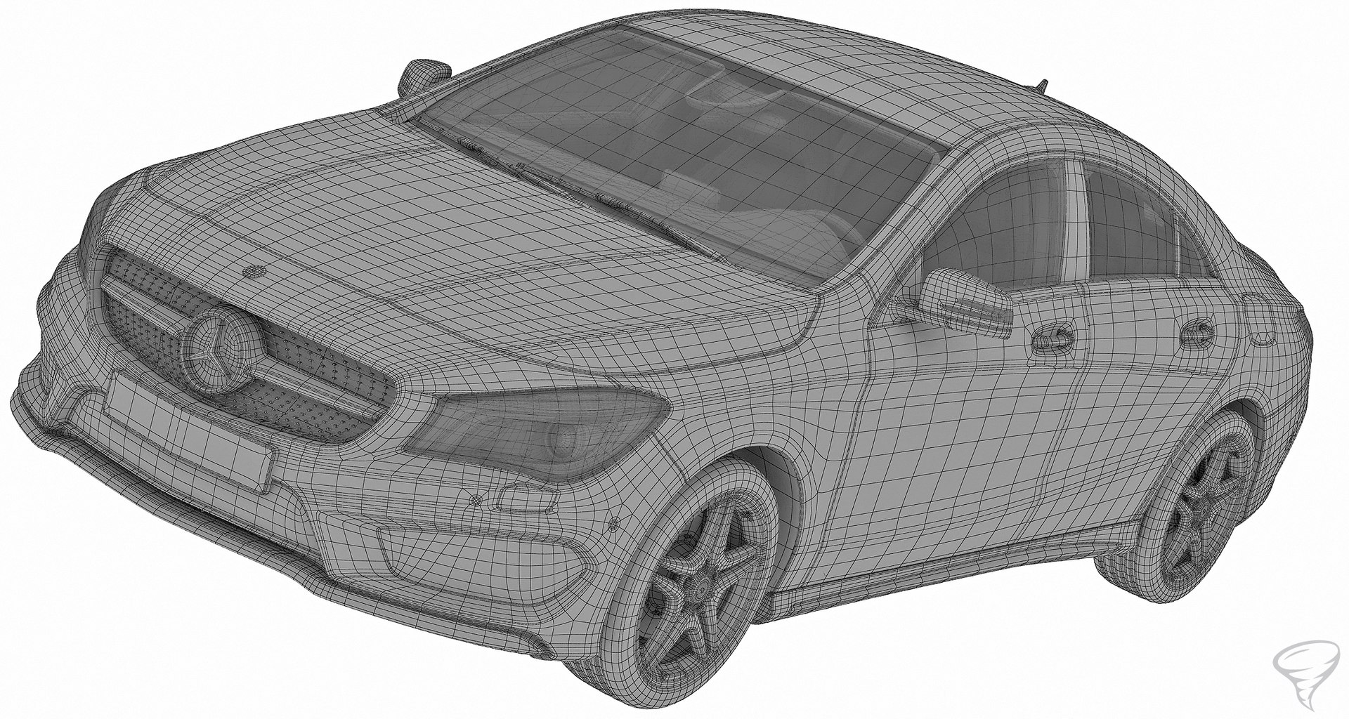 3d Model Of Mercedes Benz Cla 2015