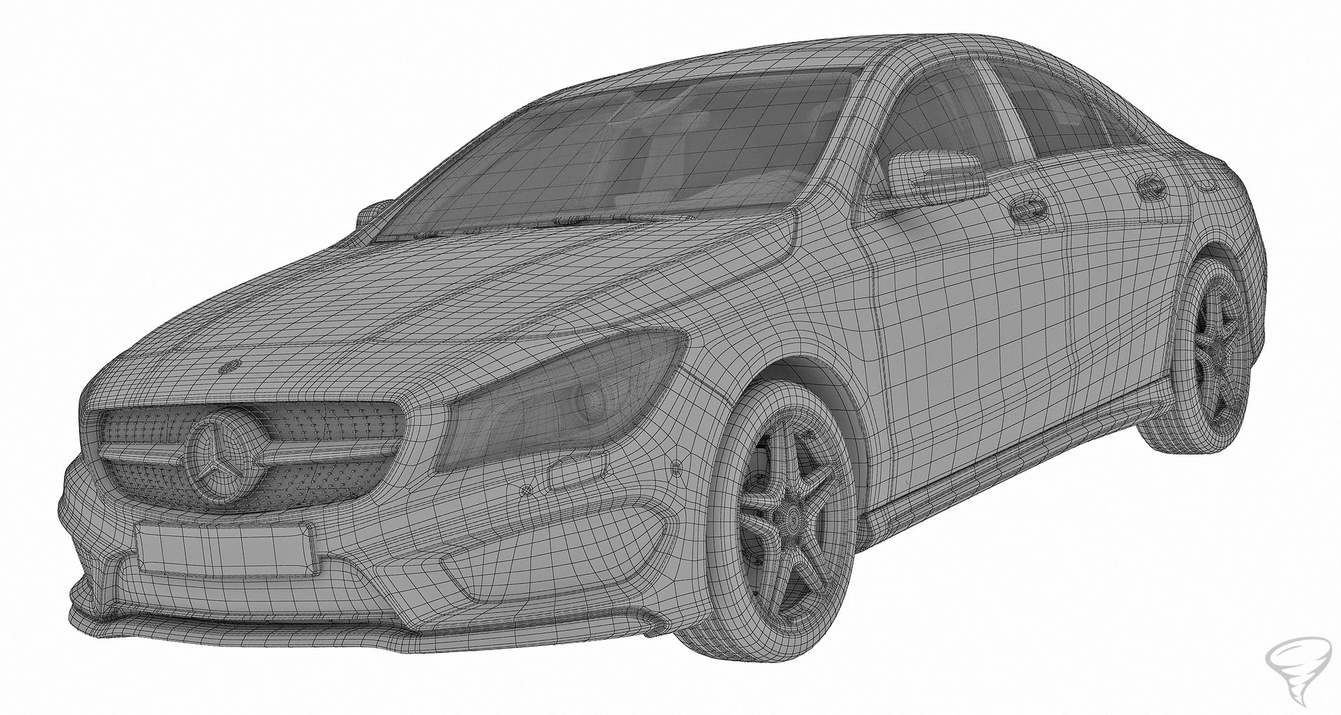 3d Model Of Mercedes Benz Cla 2015