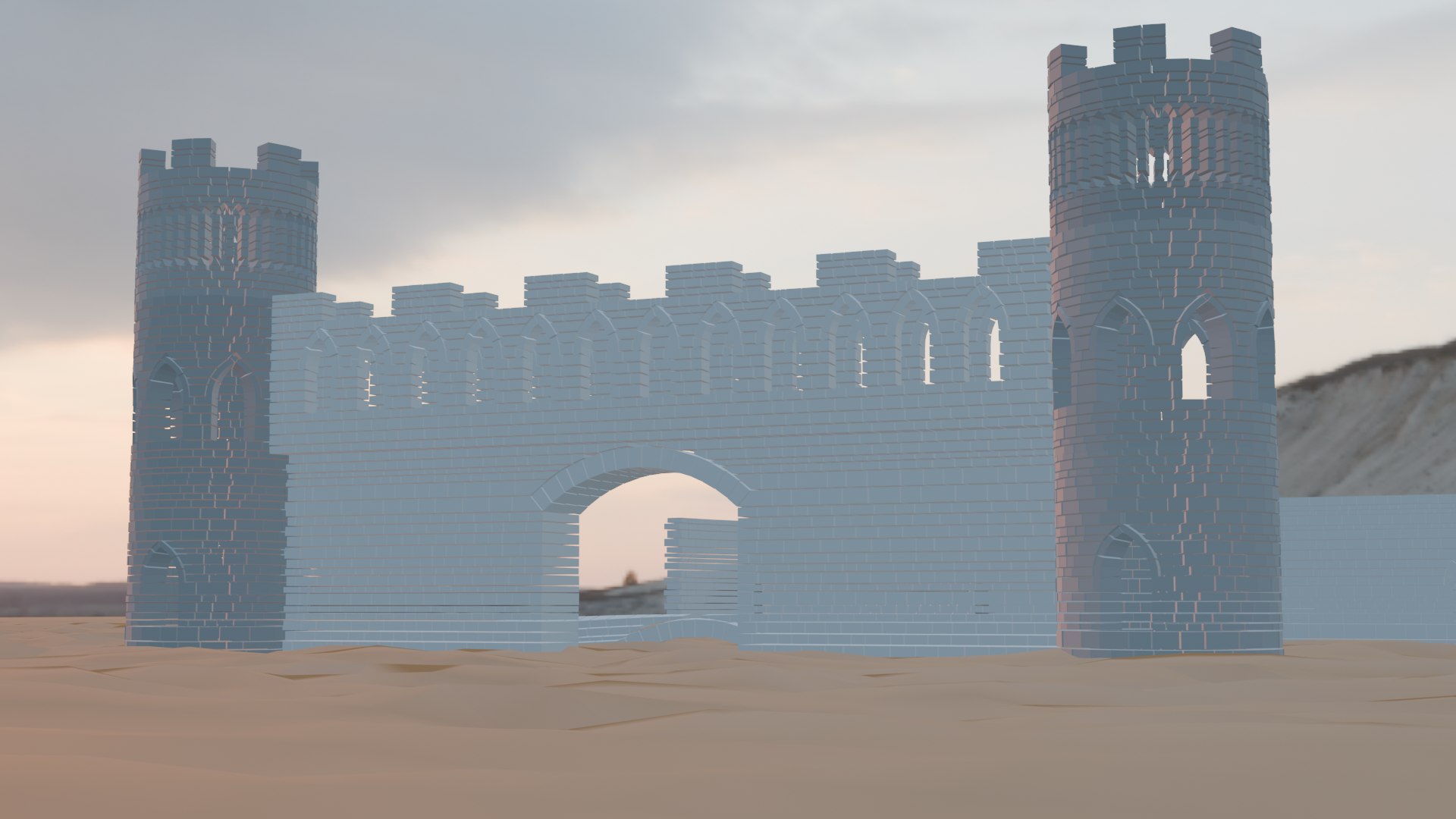 Broken Castle 3D Model - TurboSquid 2237996