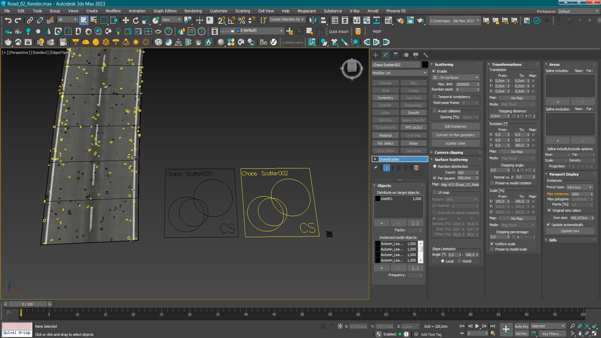 3D Wet Road With Markings Model - TurboSquid 2118135