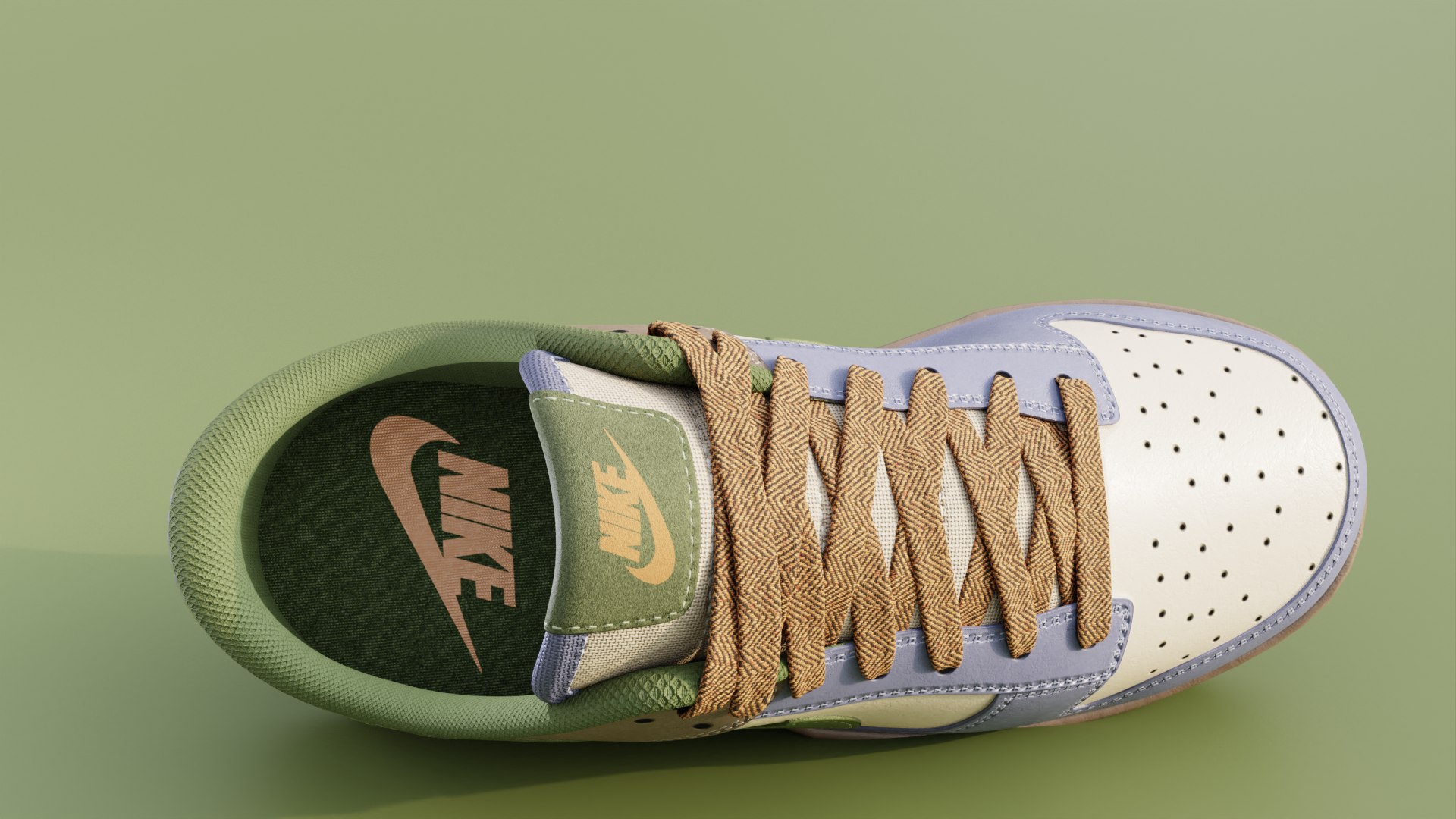 3D Nike Dunk Low Custom - TurboSquid 2118396