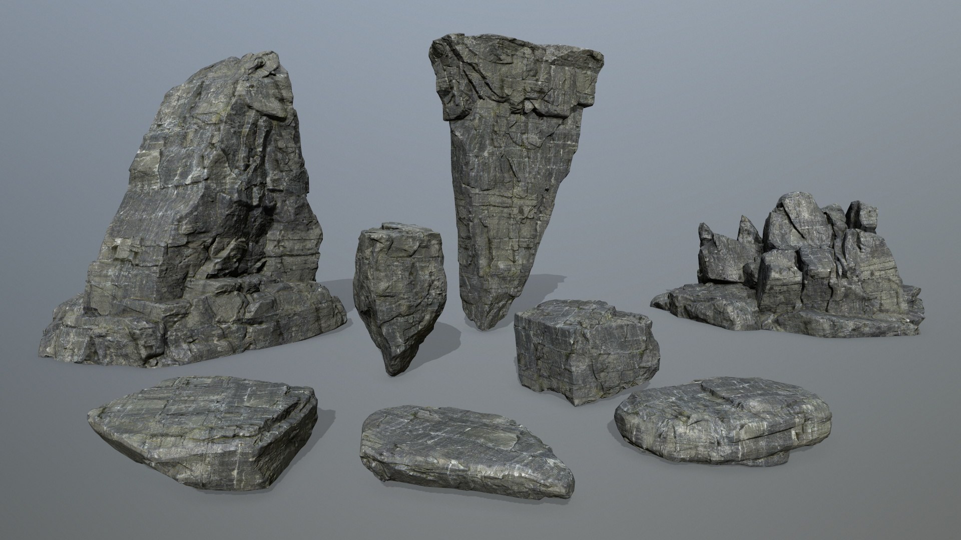 Rock Cliff 3D Model - TurboSquid 1618125