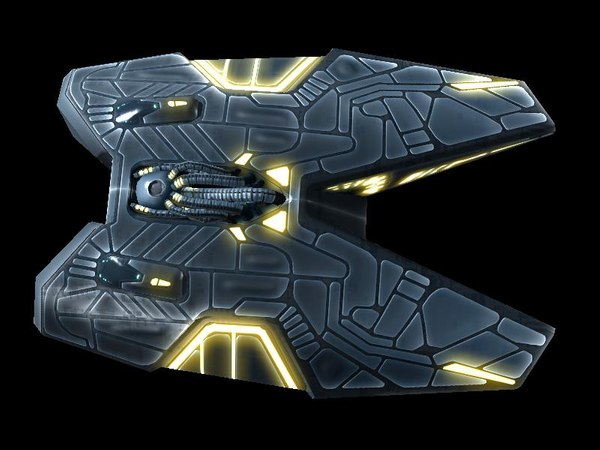 3d alien fighter model