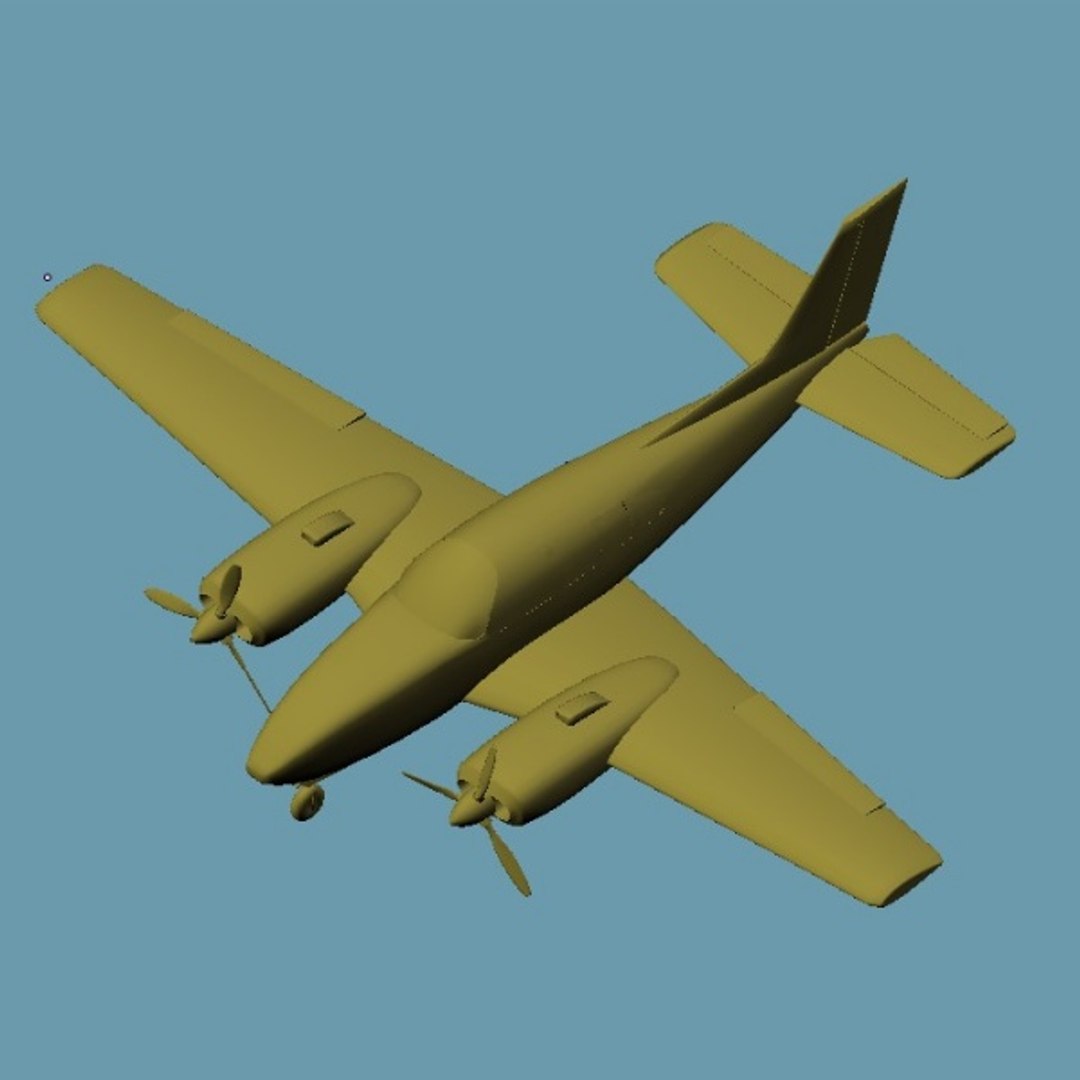 3d Beechcraft Baron