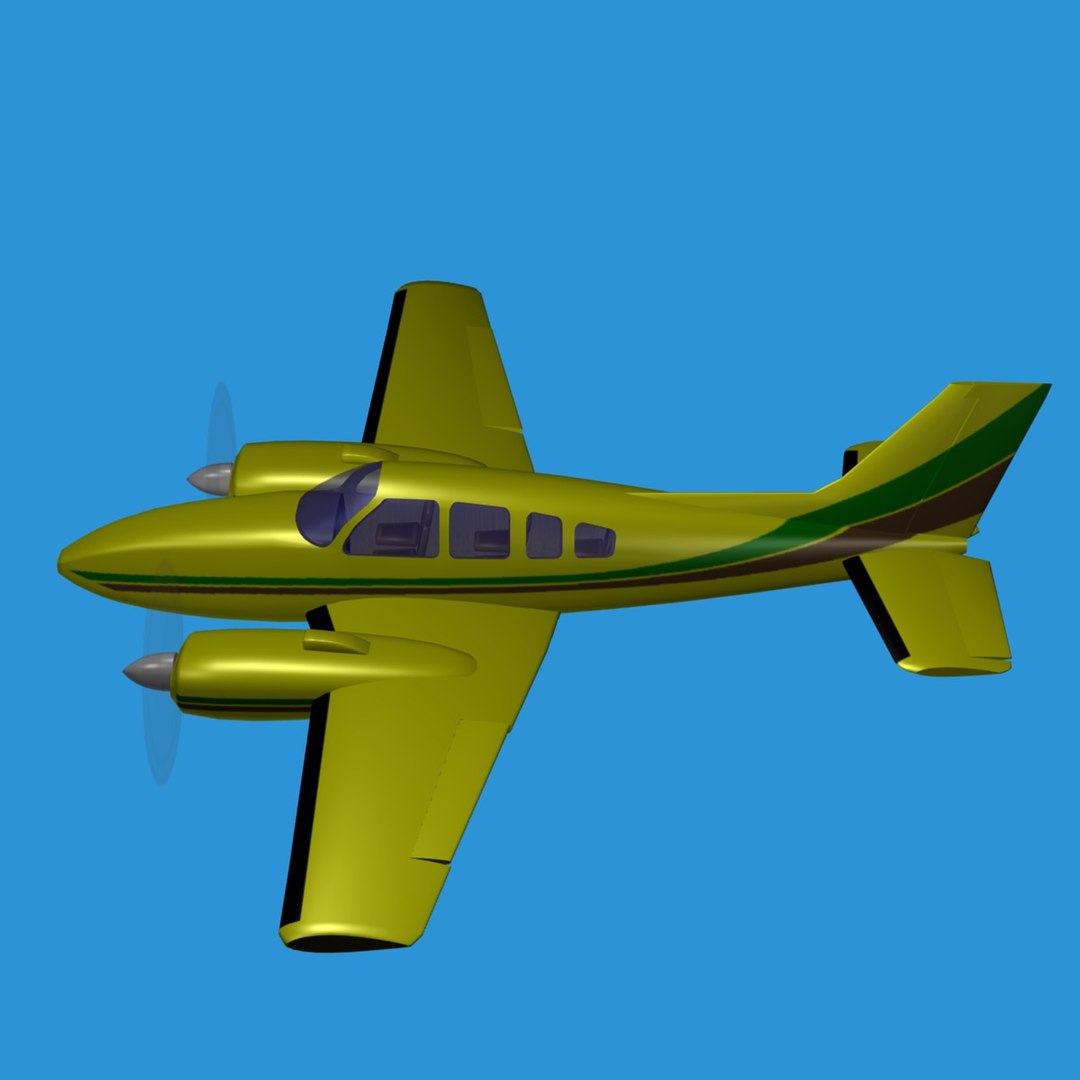 3d Beechcraft Baron