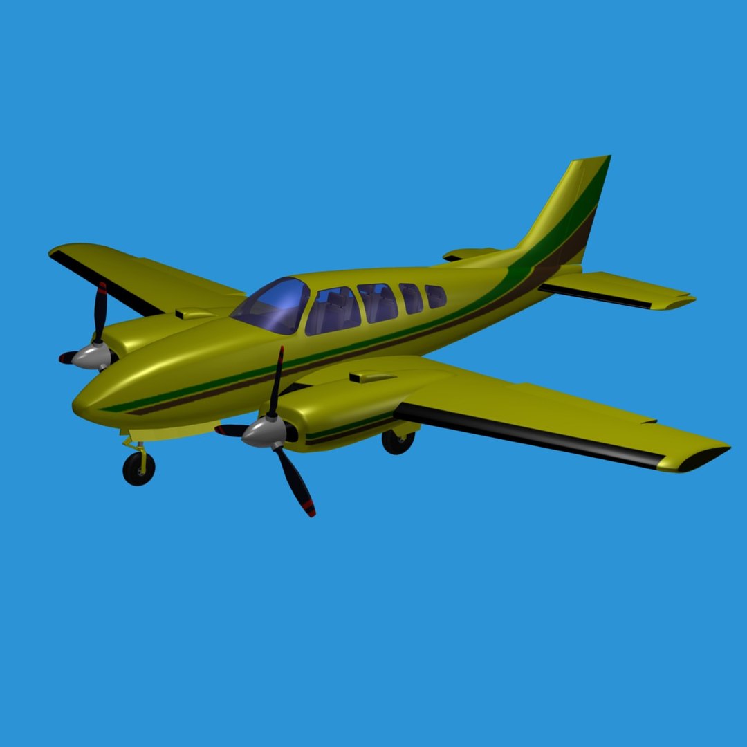 3d Beechcraft Baron