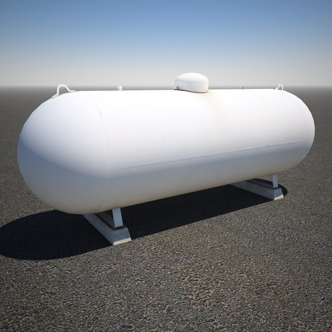 Large Propane Tank 3d 3ds