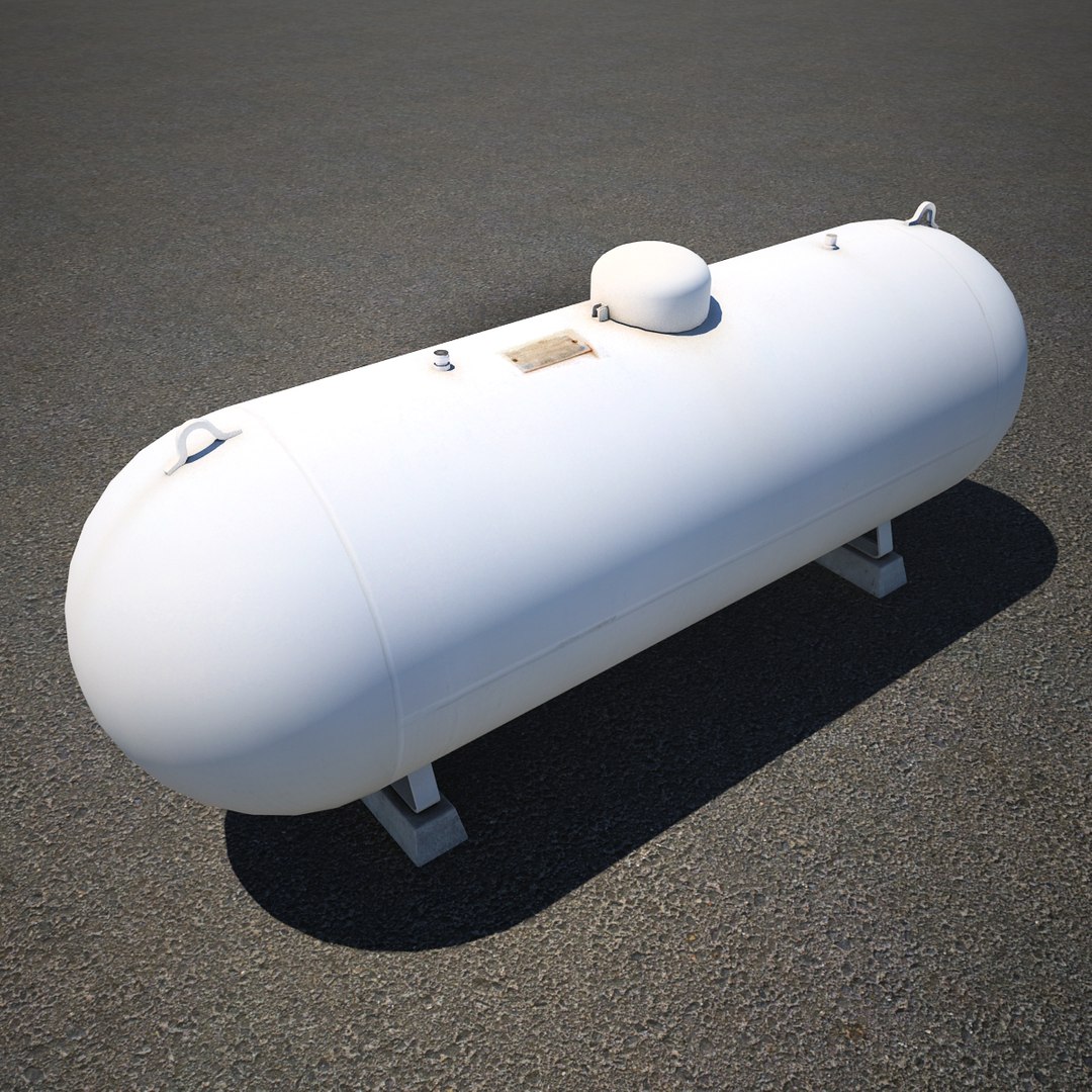 Large Propane Tank 3d 3ds