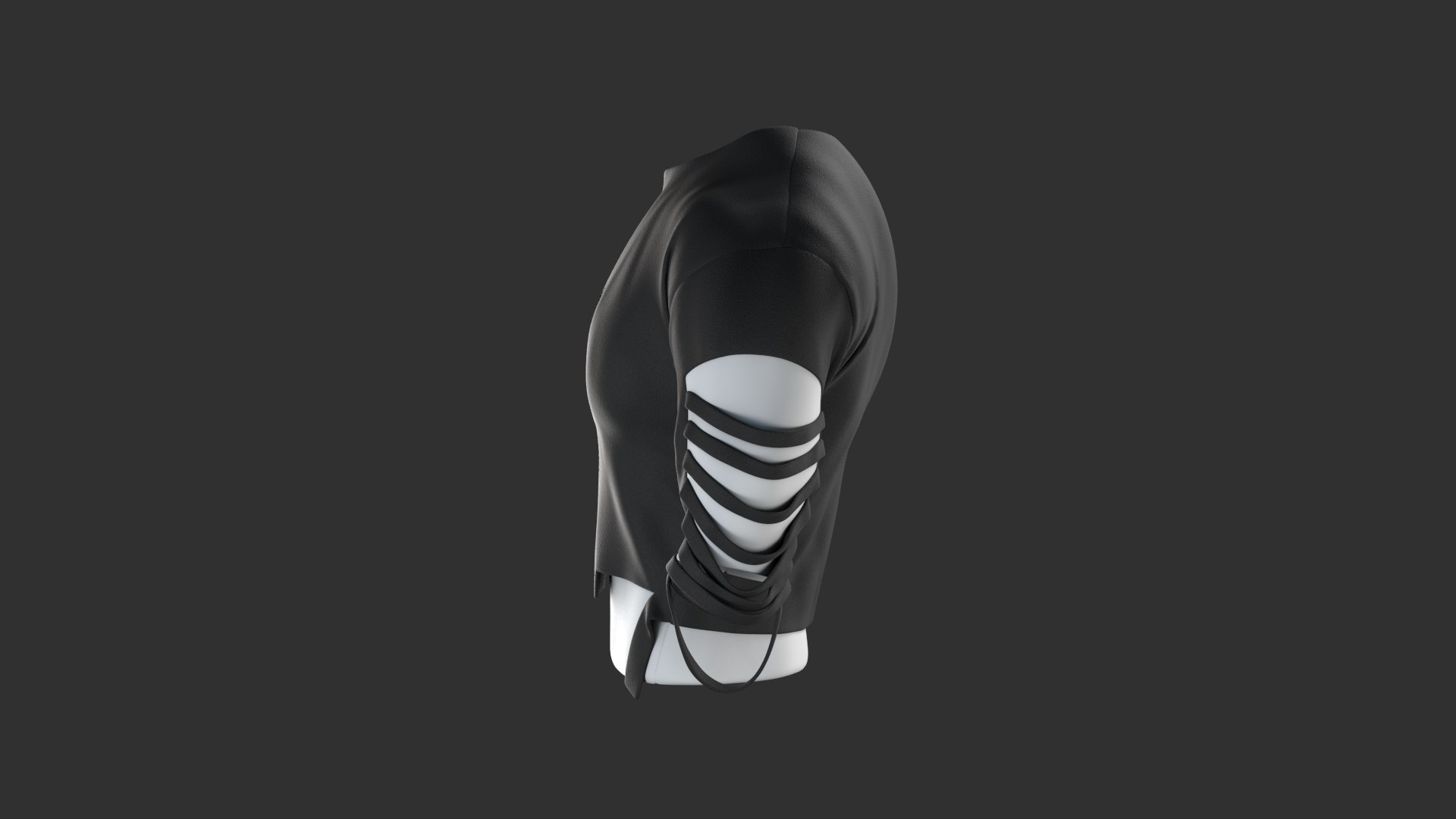T-shirt Thread Sleeved 3D Model - TurboSquid 2083292