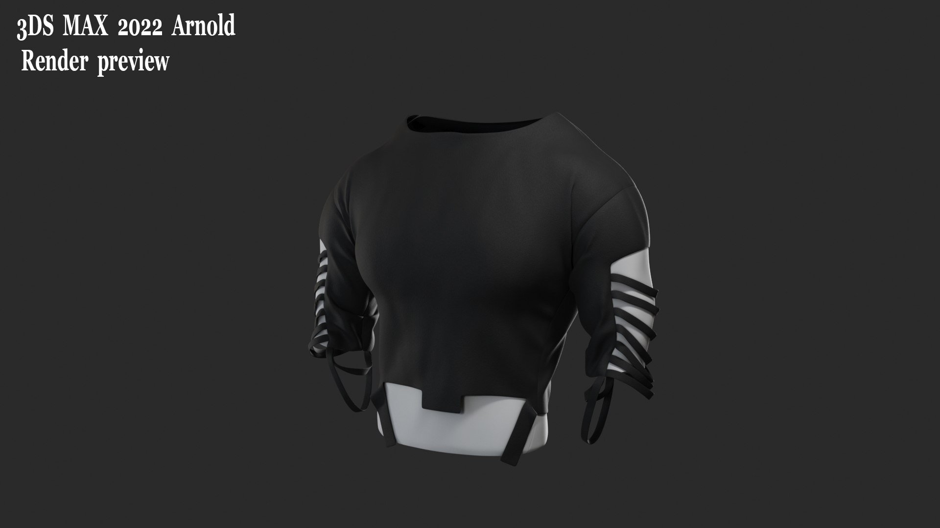 T-shirt Thread Sleeved 3D model - TurboSquid 2083292