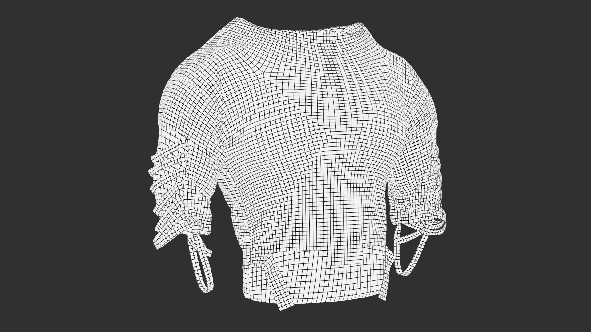 T-shirt Thread Sleeved 3D model - TurboSquid 2083292