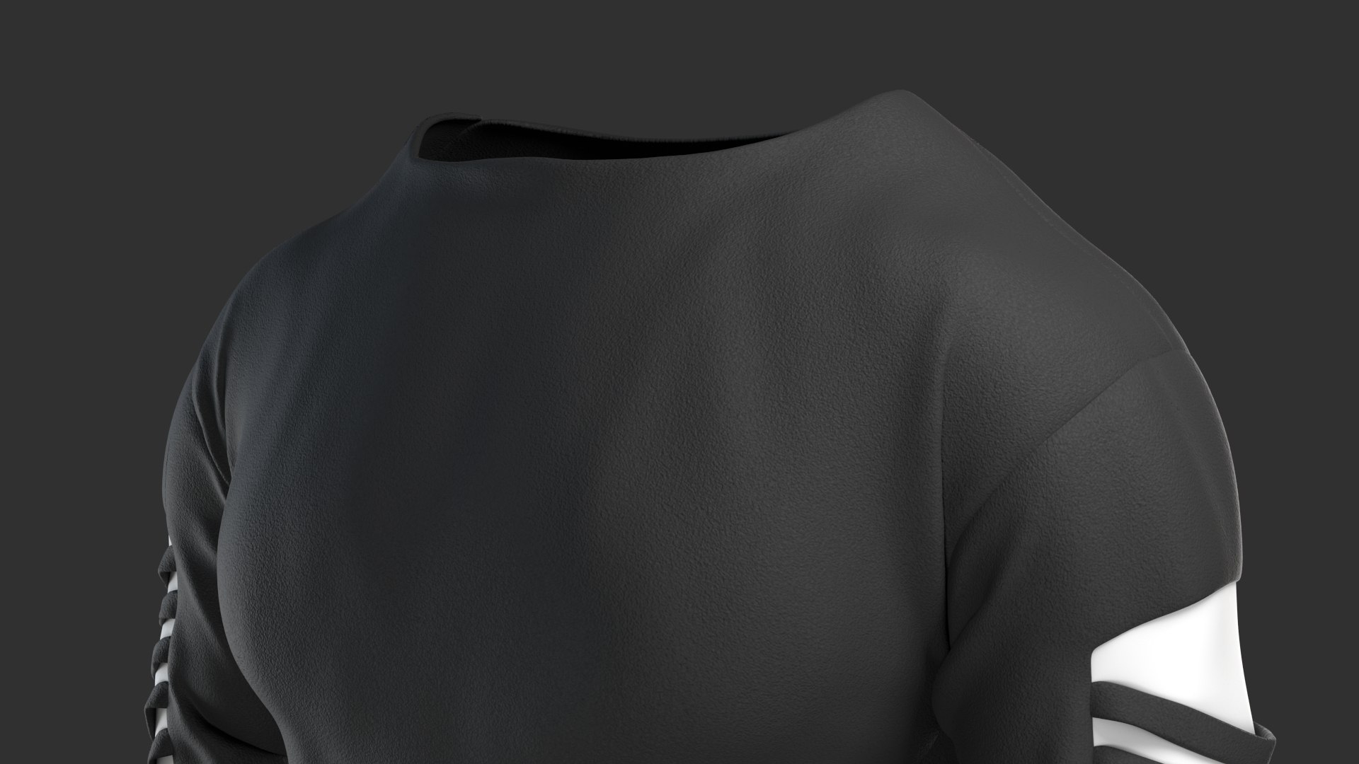 T-shirt Thread Sleeved 3D model - TurboSquid 2083292