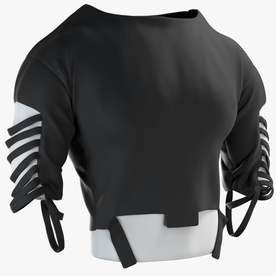 T-shirt Thread Sleeved 3D model - TurboSquid 2083292