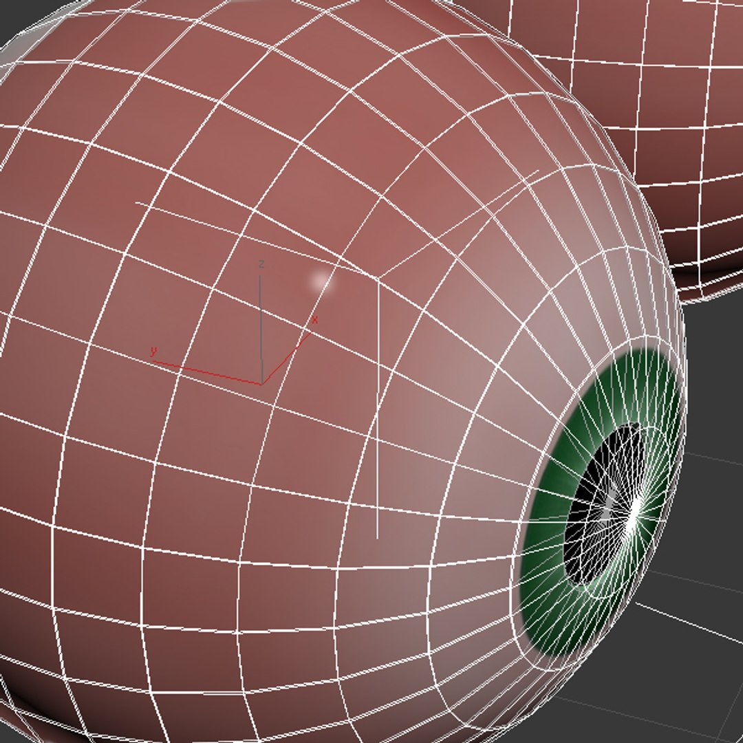 Cartoon Eye 3d Model