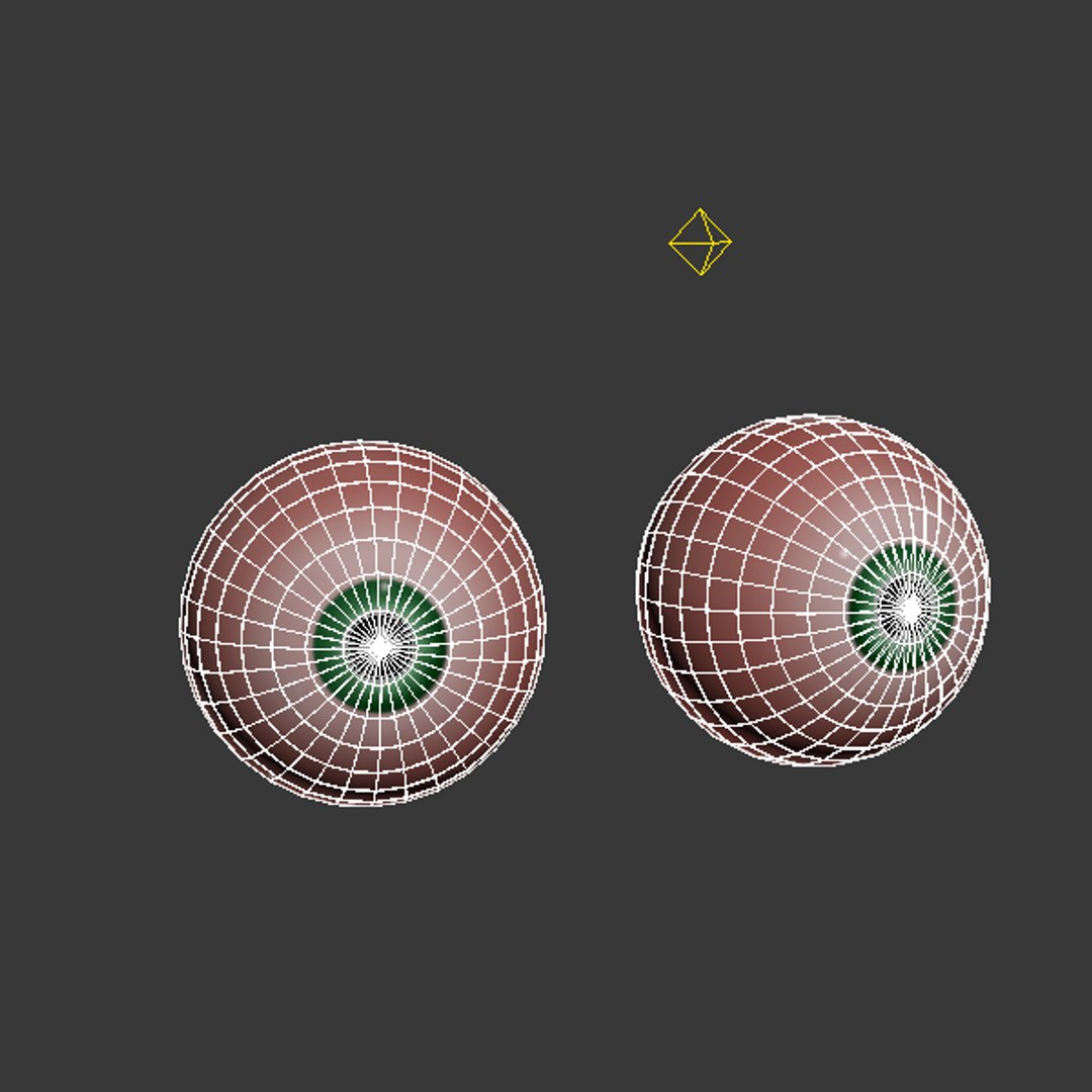 Cartoon Eye 3d Model