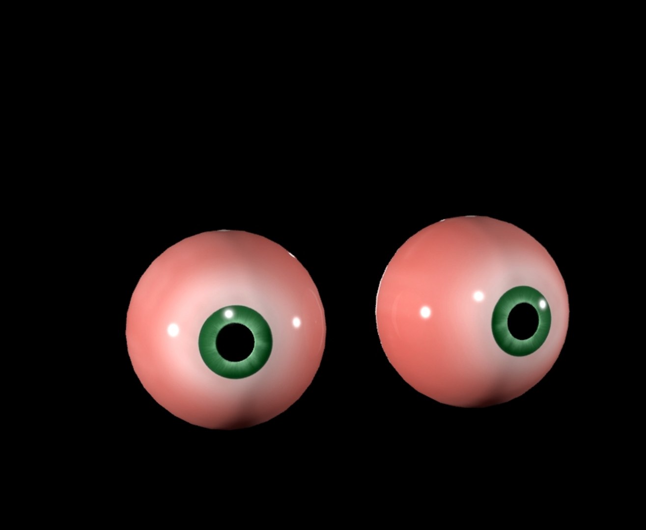 Cartoon Eye 3d Model