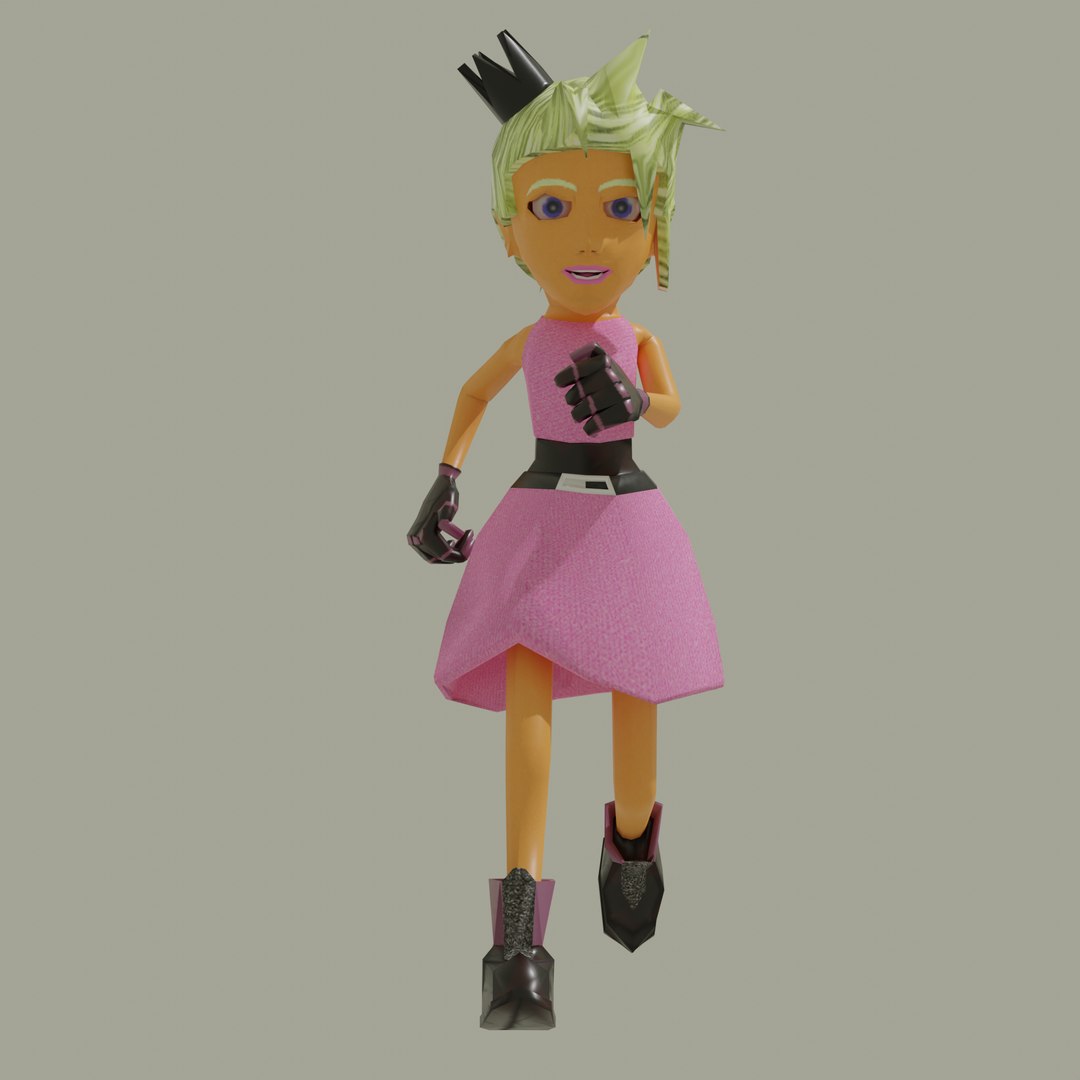 Princess Player 3D - TurboSquid 1936133