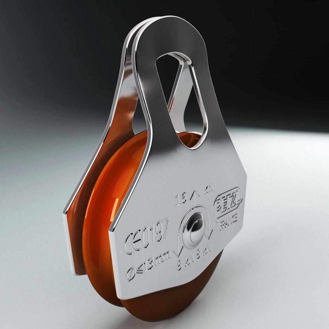 3d Petzl Swing Cheeks Pulley