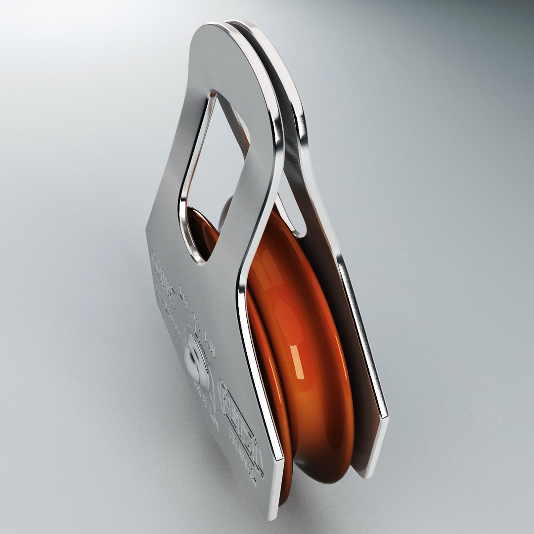 3d Petzl Swing Cheeks Pulley