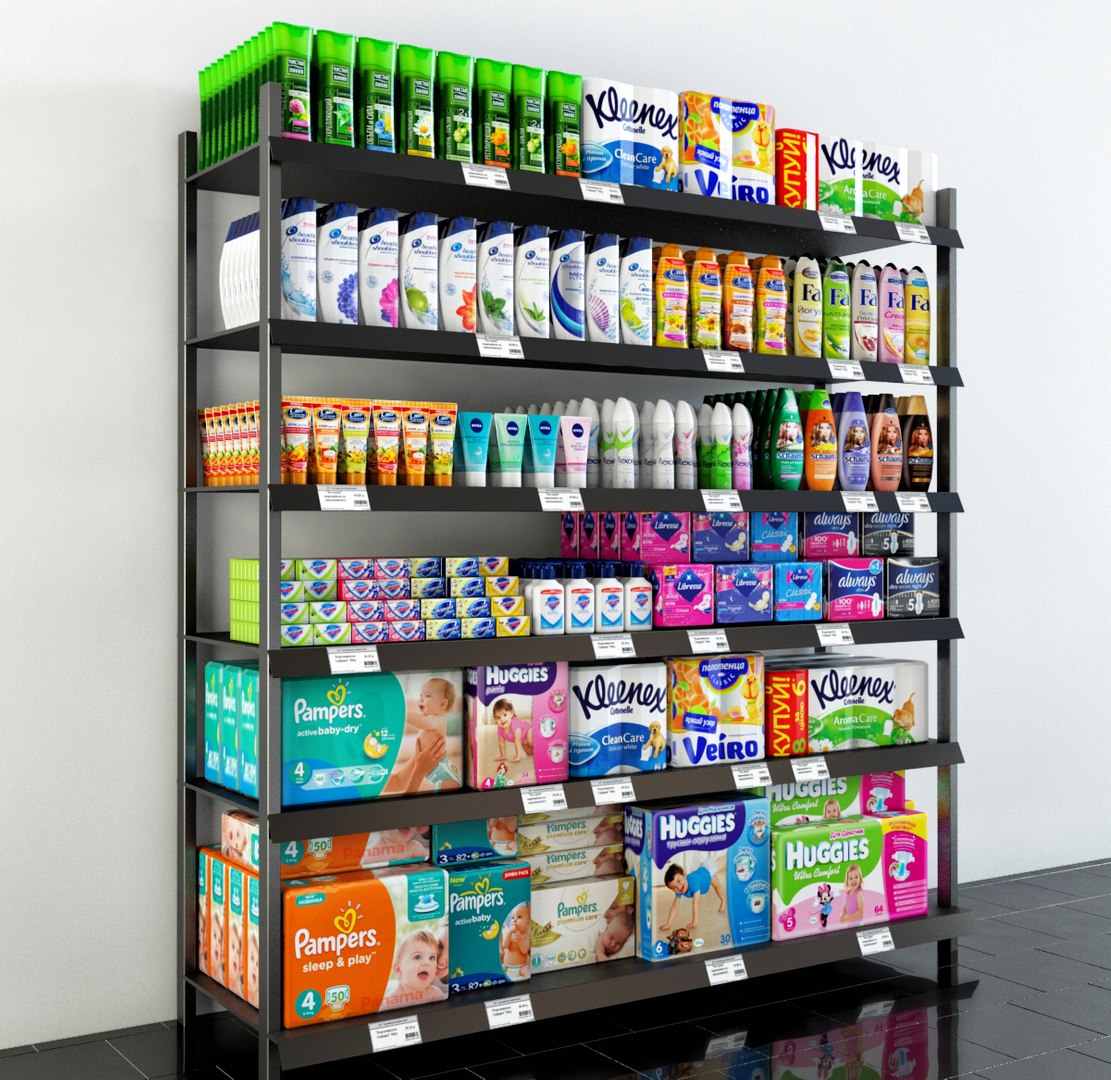 3D Cosmetics Shampoo Model - TurboSquid 1271316