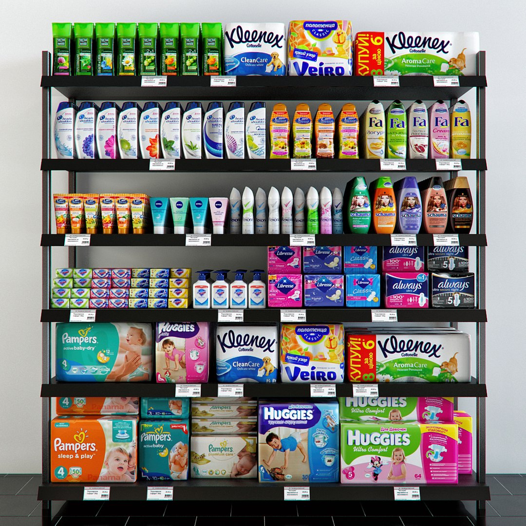 3D Cosmetics Shampoo Model - TurboSquid 1271316