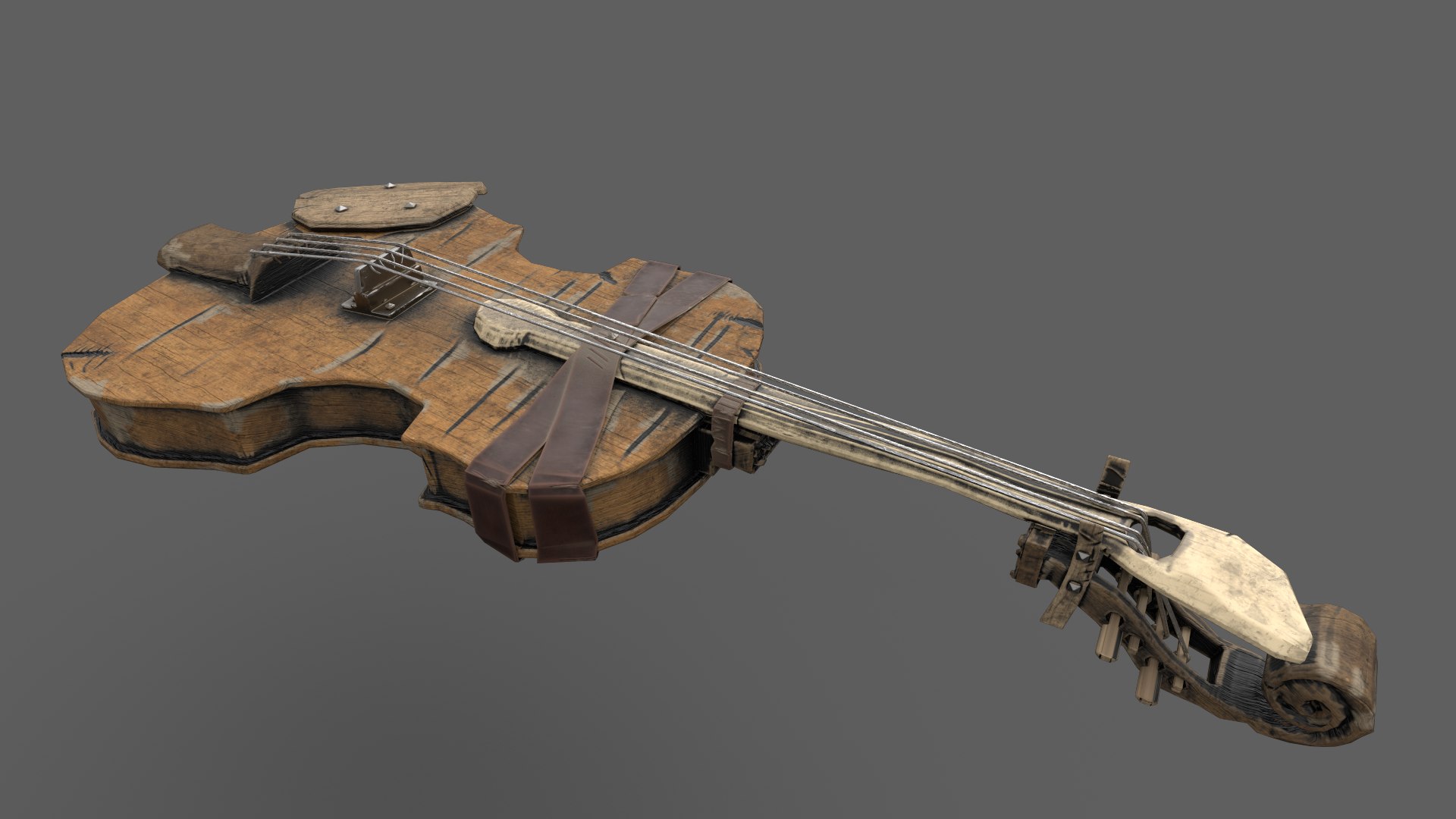 3D Fiddle Texturing Model - TurboSquid 1696252
