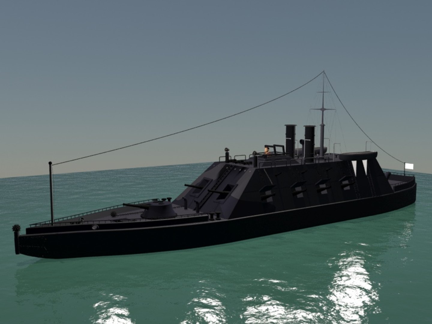 3D Ironclad Css Arkansas - TurboSquid 1323243