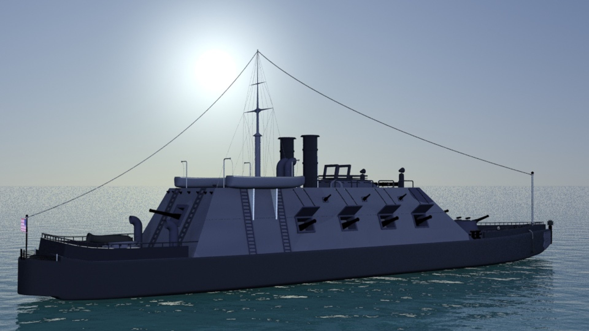 3D Ironclad Css Arkansas - TurboSquid 1323243