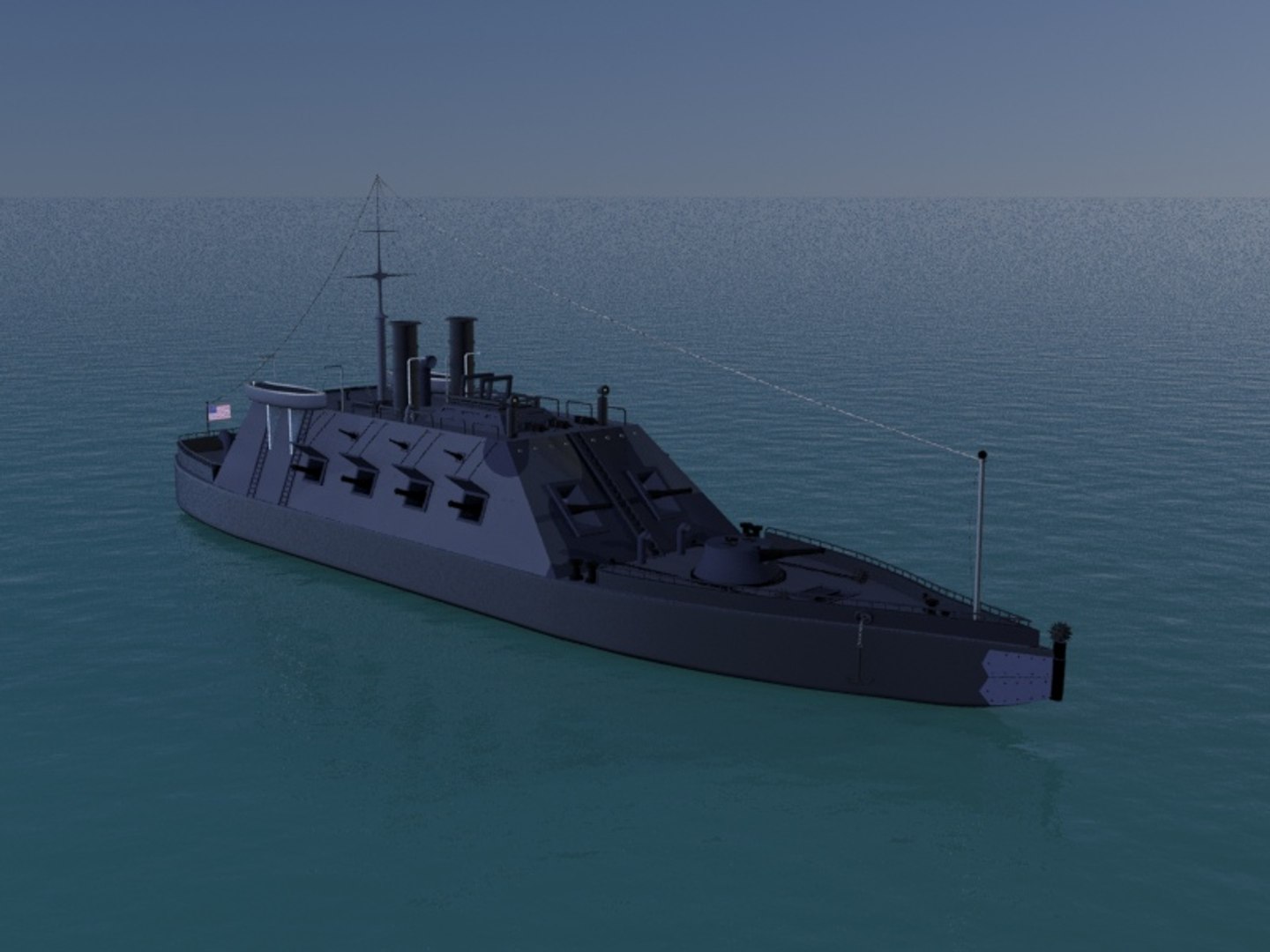 3D Ironclad Css Arkansas - TurboSquid 1323243