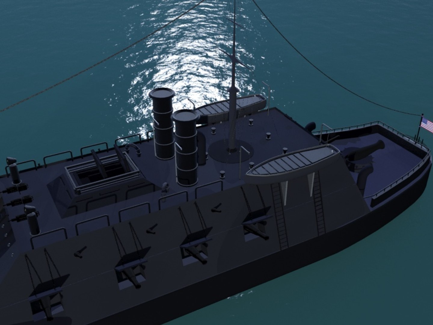 3D Ironclad Css Arkansas - TurboSquid 1323243
