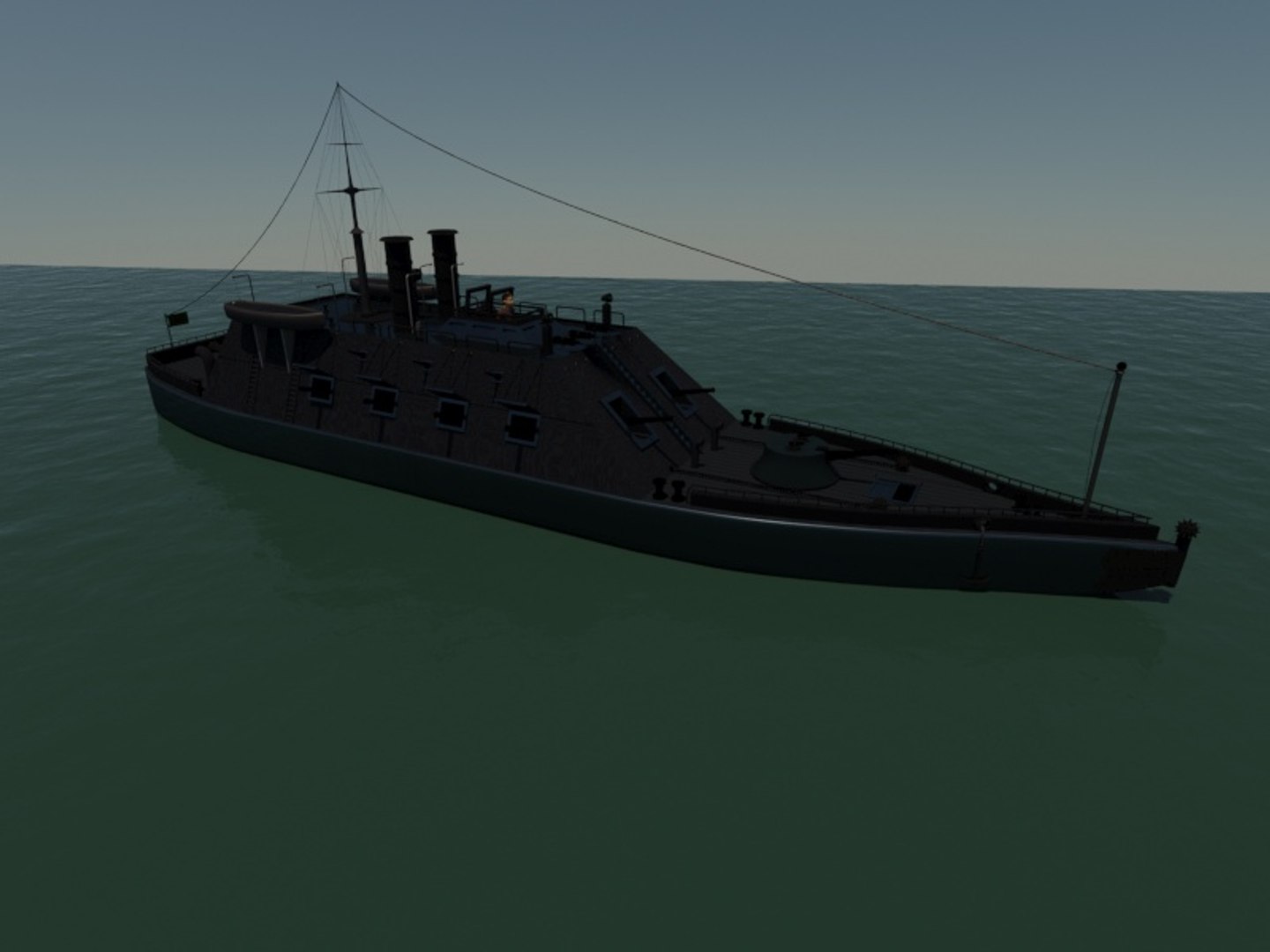 3D Ironclad Css Arkansas - TurboSquid 1323243