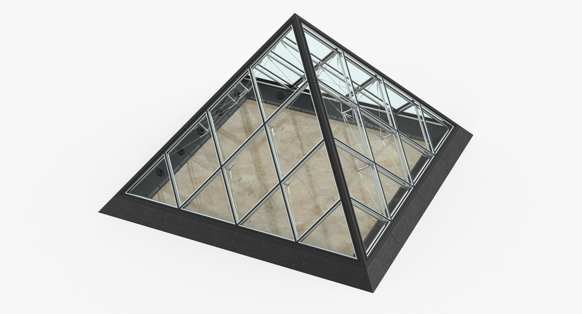 3D Small Glass Pyramid - TurboSquid 1271770