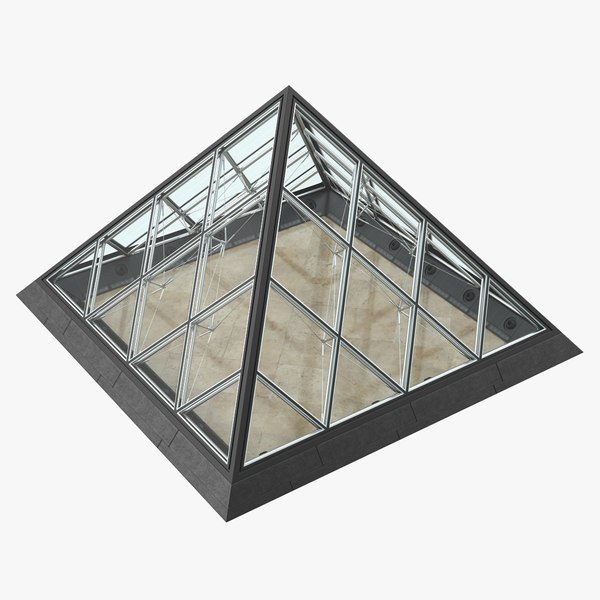 Glass pyramid 3D - TurboSquid 1272188
