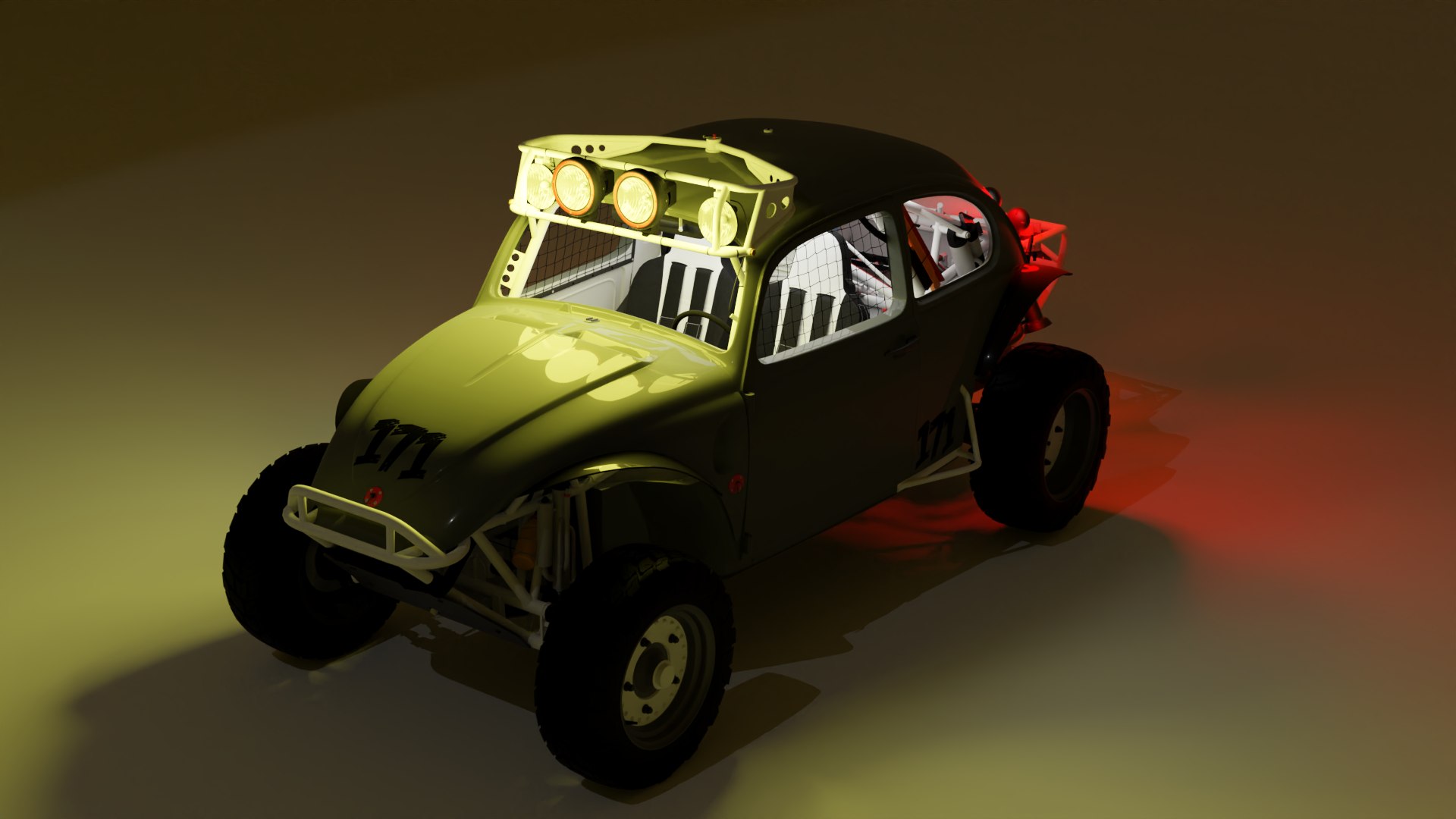 Baja Beetle 3D Model - Off-Road Buggy 3D Model - TurboSquid 2317363