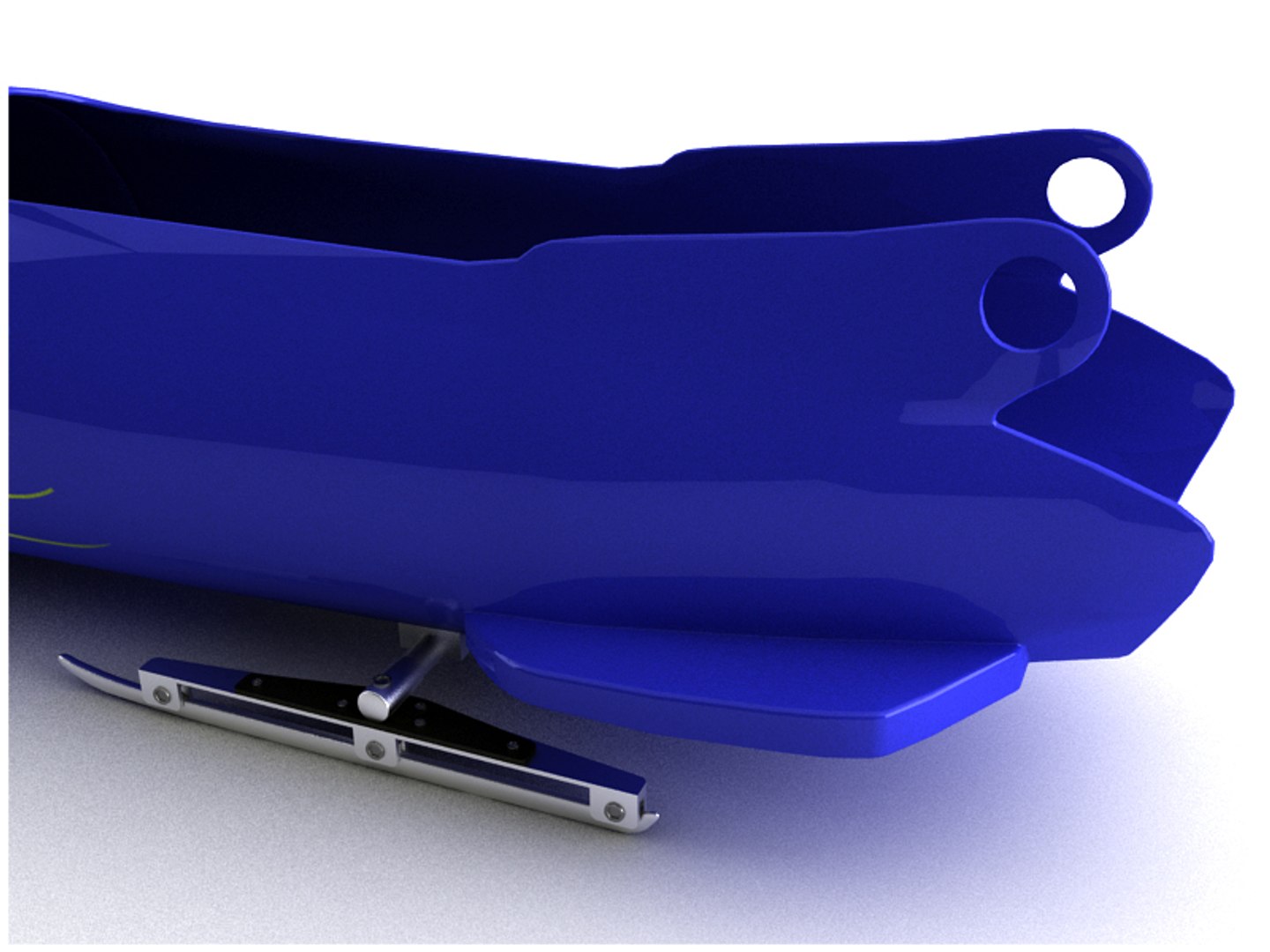 3d Bobsleigh Sled - Czech Model